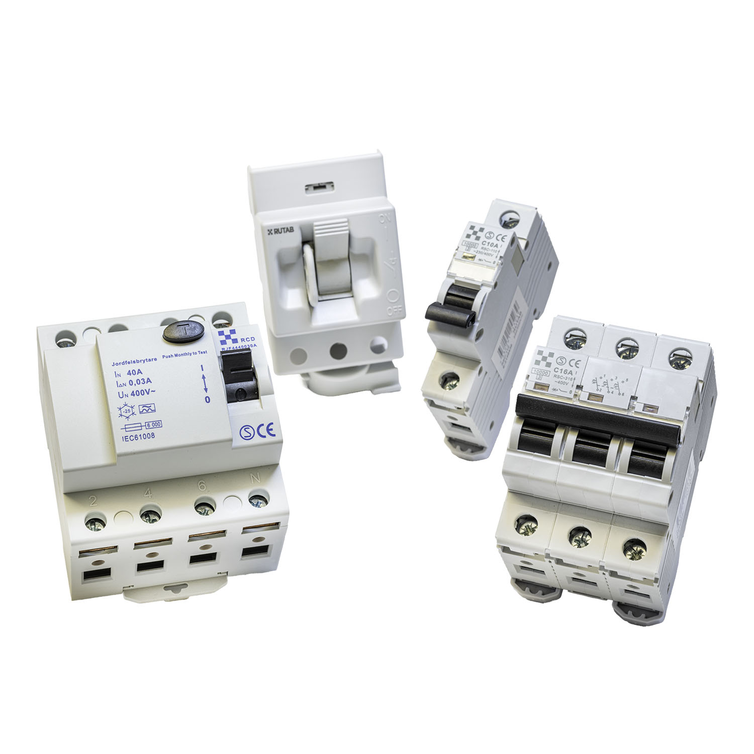Modular DIN Rail Components - Rutab - The smarter way through