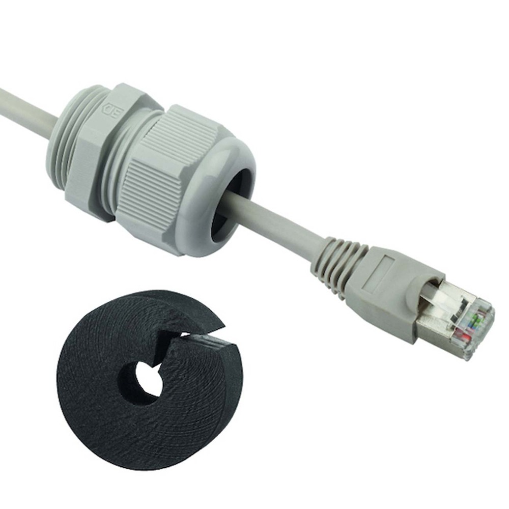 Cable Gland Polyamide M25 with slotted sealing ring - Rutab - The ...