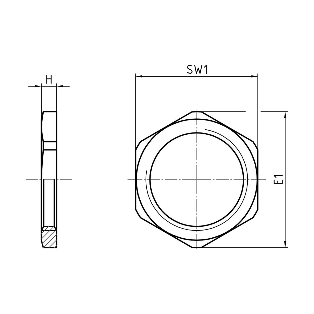 Locknut Stainless Steel Metric - Rutab - The smarter way through